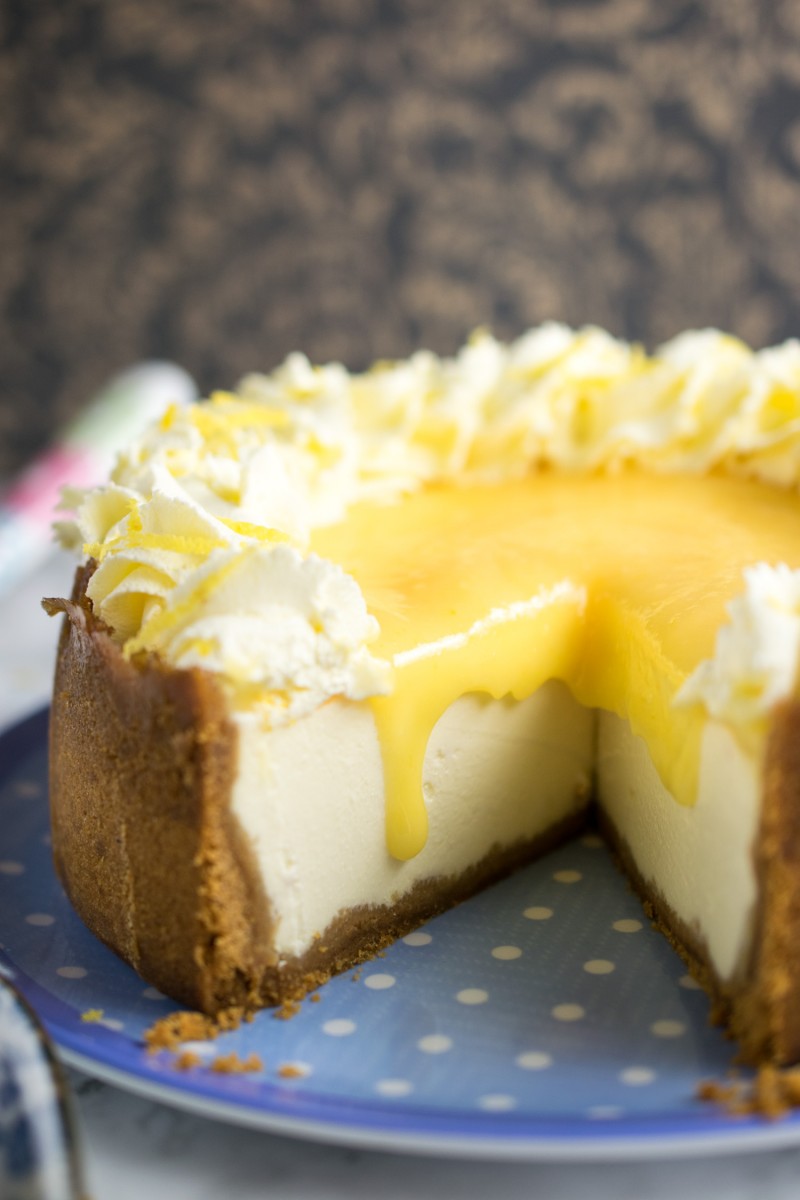 Instant Pot Lemon & Ginger Cheesecake - Every Nook & Cranny