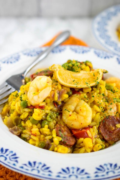 Instant Pot Paella - Every Nook & Cranny